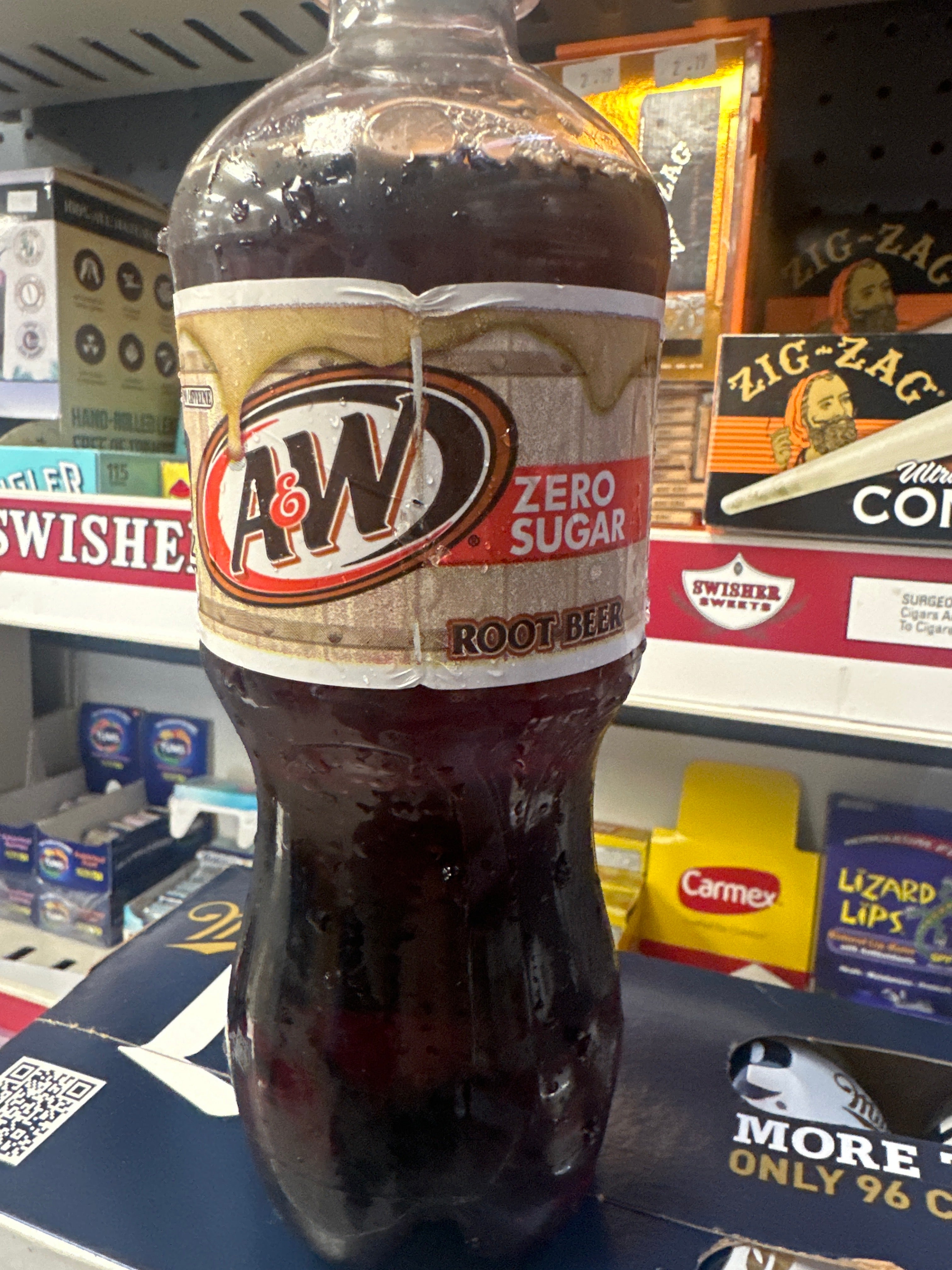 A&W zero root beer – Sm gas n grub llc