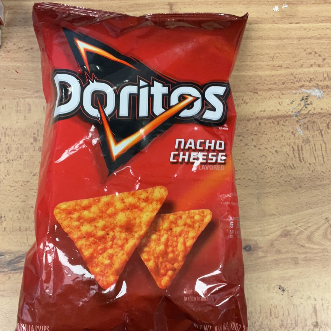 Doritos nacho cheese 9.25 oz – Sm gas n grub llc